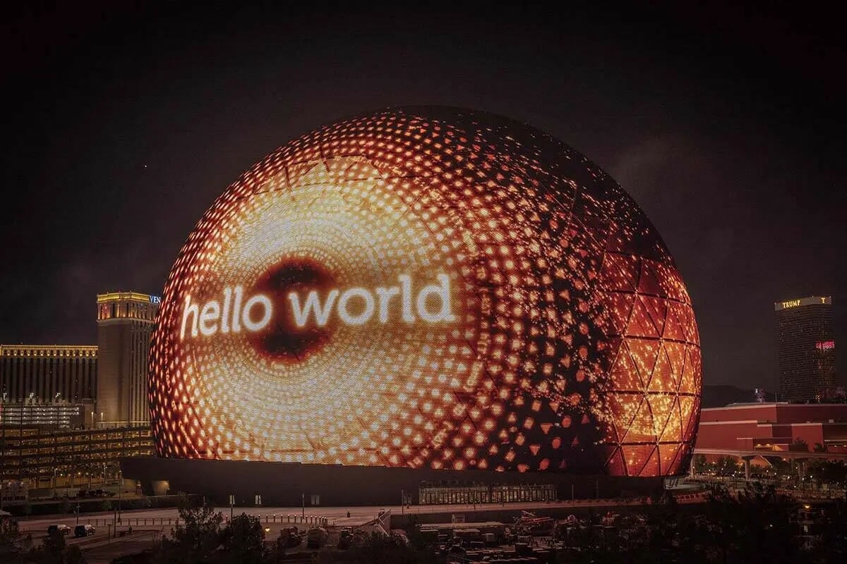 Las Vegas Unveils The “MSG Sphere,” A Giant Holographic Ball That Can ...
