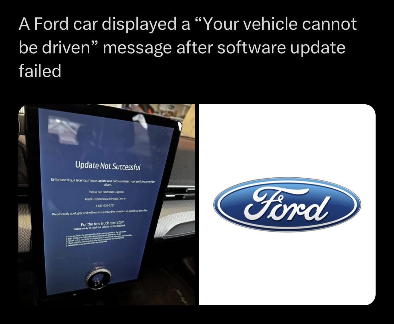 Blue Screen Of Death: Ford Car’s Software Update Fails And ‘Your ...